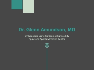 Dr. Glenn Amundson, MD Online Presentations Channel