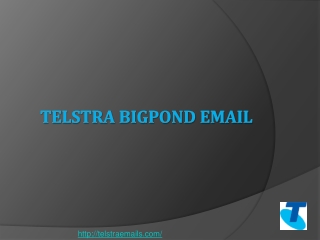 Telstra Email Online Presentations Channel