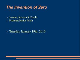 PPT - The Invention of Zero PowerPoint Presentation, free download - ID ...
