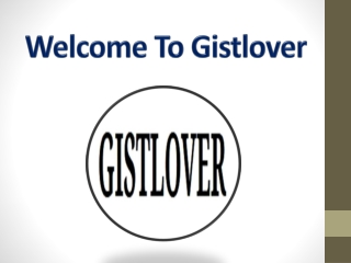 Gist Lover Online Presentations Channel