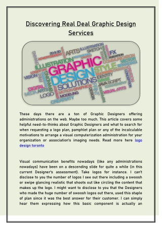 toronto graphic design company Online Presentations Channel