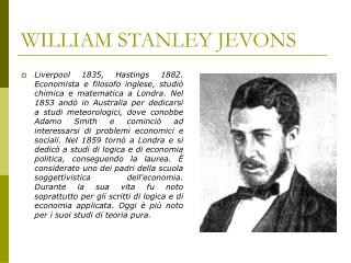 PPT - WILLIAM STANLEY JEVONS PowerPoint Presentation, free download ...