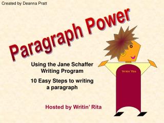 PPT - Using the Jane Schaffer Writing Program 10 Easy Steps to writing ...