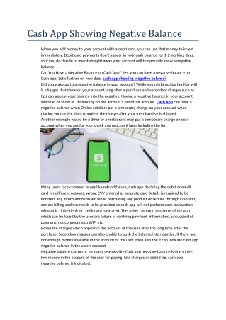 Cash App Helper Online Presentations Channel