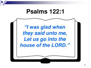 PPT - Psalms 122:1 PowerPoint Presentation, free download - ID:1047405