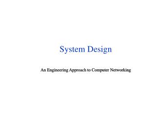 PPT - System Design PowerPoint Presentation, free download - ID:1047735
