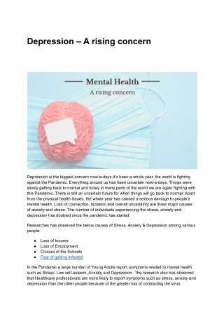 PPT - Depression PowerPoint Presentation, free download - ID:10581027