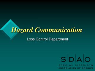 PPT - Hazard Communication PowerPoint Presentation, free download - ID ...