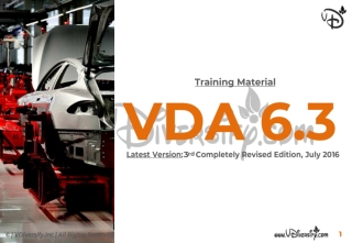 PPT - VDA 6.3 Training Material From VDiversify.com | VDA 6.3 Process ...