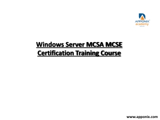 PPT - MCSE CERTIFICATION PowerPoint Presentation, free download - ID ...