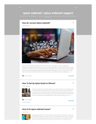Optus Webmail Online Presentations Channel