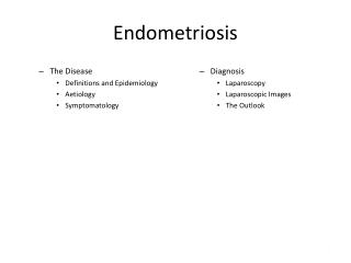 PPT - Case presentation Endometriosis PowerPoint Presentation - ID:6270635