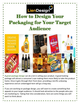 PPT - How to Design Your Packaging for Your Target Audience PowerPoint ...