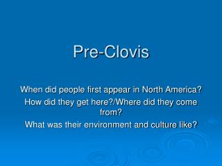 PPT - CLOVIS PowerPoint Presentation - ID:4996457