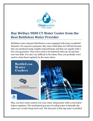 Clearwater of New England Online Presentations Channel