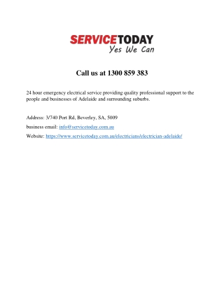 Service Today Online Presentations Channel