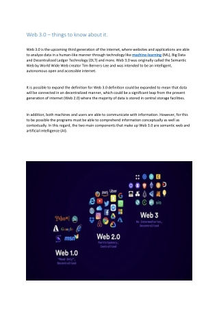 PPT - Web 3.0 – things to know about it. PowerPoint Presentation, free ...