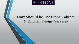 AG stone Online Presentations Channel
