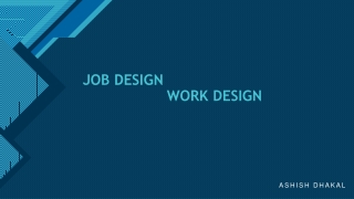 PPT - JOB DESIGN PowerPoint Presentation, free download - ID:11400101