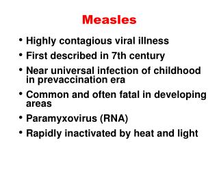 PPT - Measles PowerPoint Presentation, free download - ID:1156323