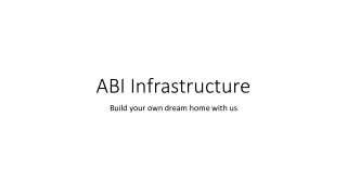 PPT - Abi infrastructure ppt PowerPoint Presentation, free download - ID:11612413