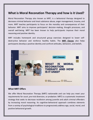 MRT Classes Online Presentations Channel