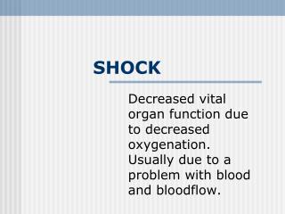 PPT - Spinal Shock vs Neurogenic Shock PowerPoint Presentation - ID:564129