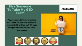 Take My GED Exam Online Presentations Channel