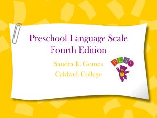 PPT - Preschool Language Scale Fourth Edition PowerPoint Presentation ...