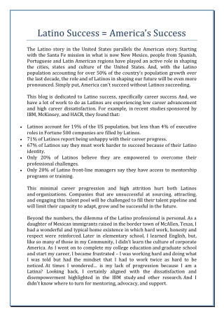 PPT - Latino Success = America’s Success PowerPoint Presentation, free ...