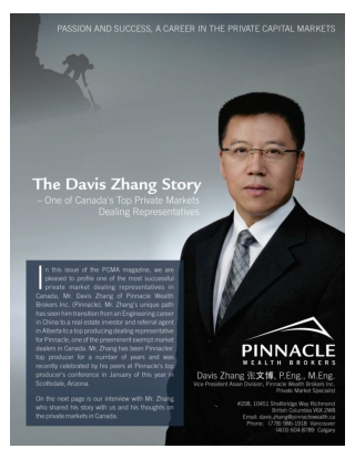 Davis Zhang 张文博 Online Presentations Channel