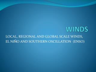PPT - WINDS PowerPoint Presentation, free download - ID:1364248