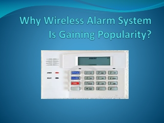 alarm system Online Presentations Channel