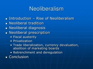 PPT - Neoliberalism PowerPoint Presentation, free download - ID:139460