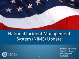 PPT - National Incident Management System (NIMS) Update PowerPoint ...
