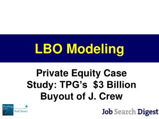 PPT - LBO Modeling PowerPoint Presentation, free download - ID:1453853