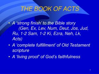 PPT - THE BOOK OF ACTS PowerPoint Presentation - ID:5455332