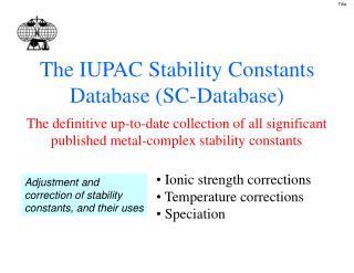 PPT - Equilibrium and Stability Constants PowerPoint Presentation - ID ...