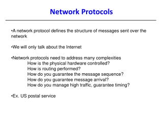 PPT - Network Protocols PowerPoint Presentation, free download - ID:1464403