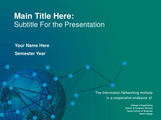 PPT - Main Title Here: Subtitle For the Presentation PowerPoint ...