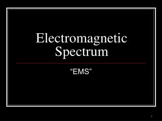 PPT - Electromagnetic Spectrum PowerPoint Presentation, free download ...
