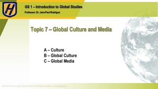 PPT - Topic 7 – Global Culture and Media PowerPoint Presentation, free ...