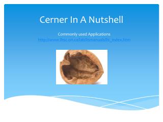 PPT - Cerner In A Nutshell PowerPoint Presentation, free download - ID ...