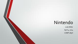 PPT - Nintendo PowerPoint Presentation, free download - ID:1512154