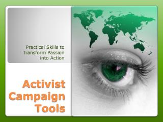 PPT - Activist Campaign Tools PowerPoint Presentation, free download ...