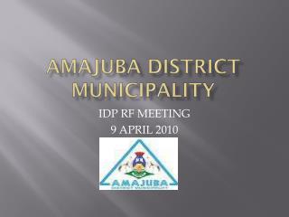 PPT - AMAJUBA DISTRICT MUNICIPALITY PowerPoint Presentation, free ...