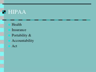 PPT - HIPAA PowerPoint Presentation, free download - ID:1522872