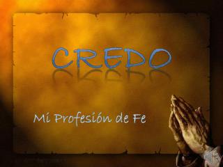 PPT - Credo PowerPoint Presentation, free download - ID:1525057