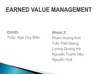 PPT - Earned Value Management ‘Gold Card’ PowerPoint Presentation - ID ...