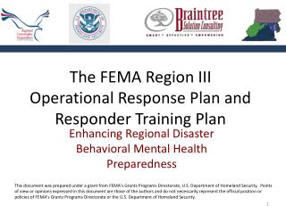 PPT - The FEMA Region III Operational Response Plan and Responder ...